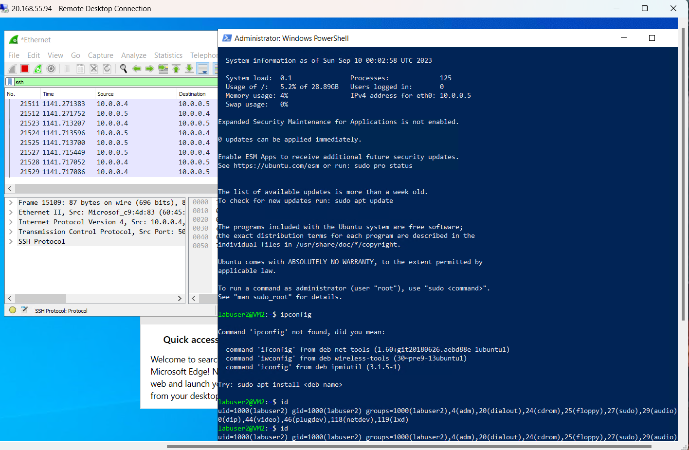 Github Dmendozanv Inspecting Network Traffic In Azure