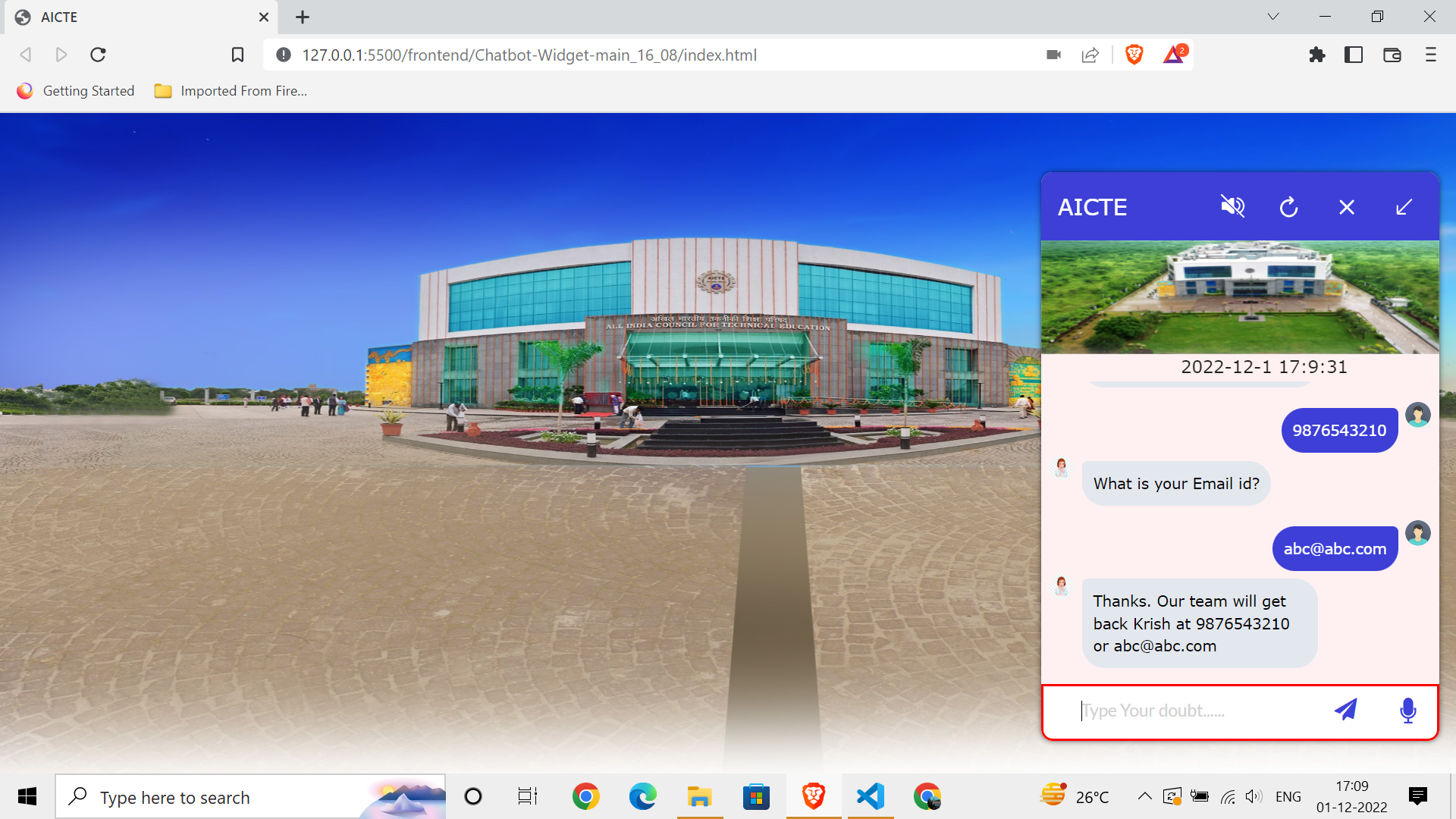 GitHub - Aditi1203-lab/SIH_CHATBOT: AI powered chatbot to answer FAQs ...