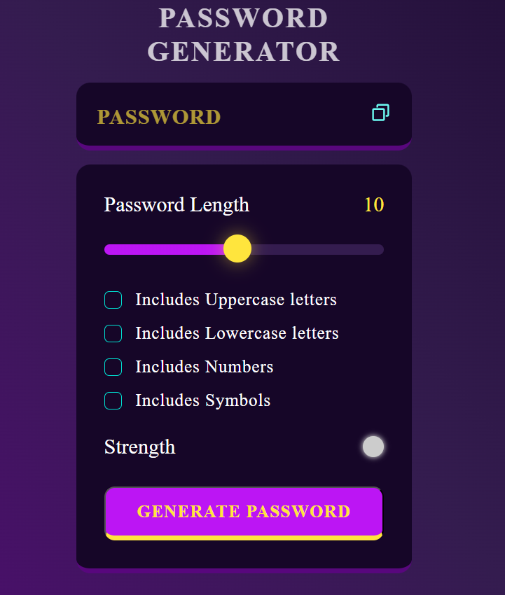 GitHub - bansalrachit19/password-generator: This Password Generator is ... GitHub - bansalrachit19/password-generator: This Password Generator is ...