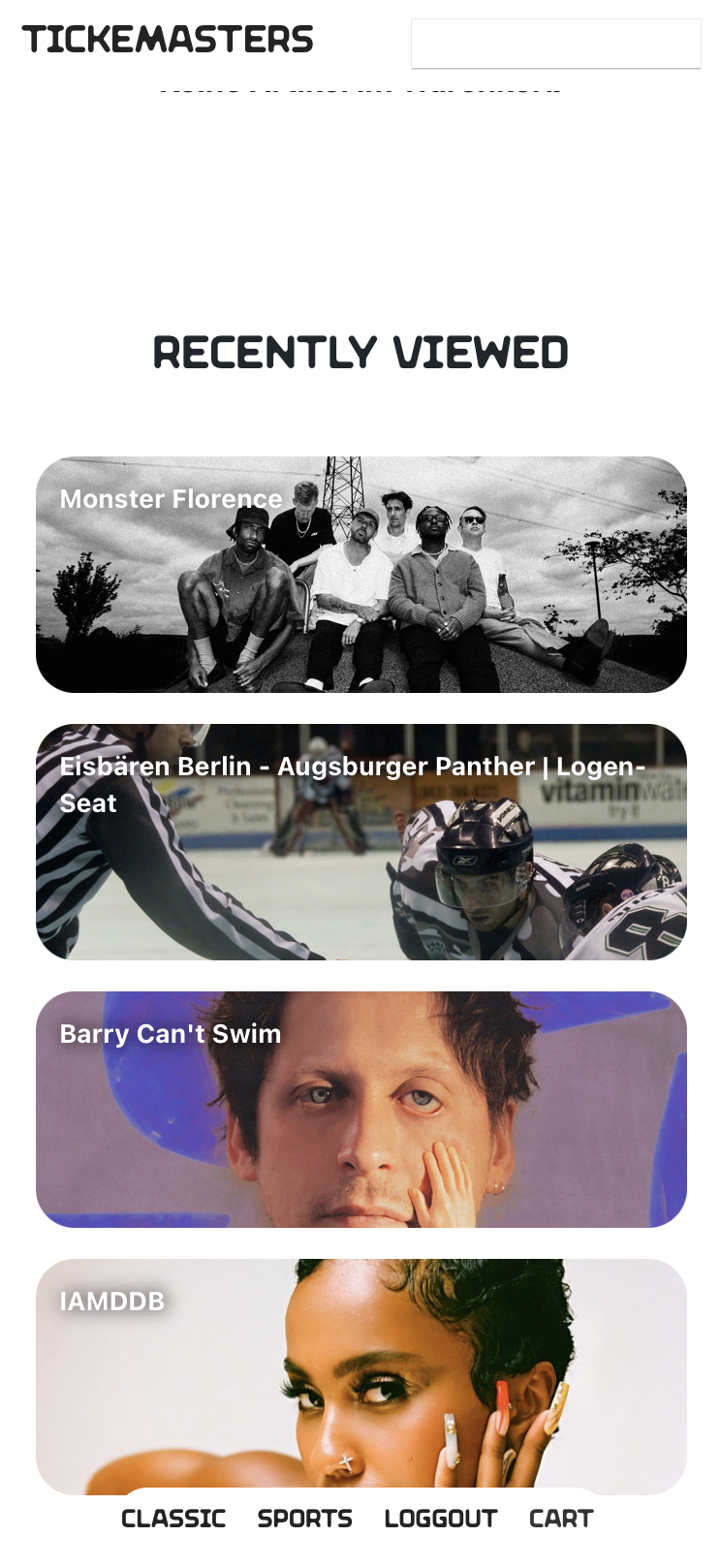 GitHub - CodeArchiveSu/Ticketshop: An online ticket e-commerce website fetching items from the ...
