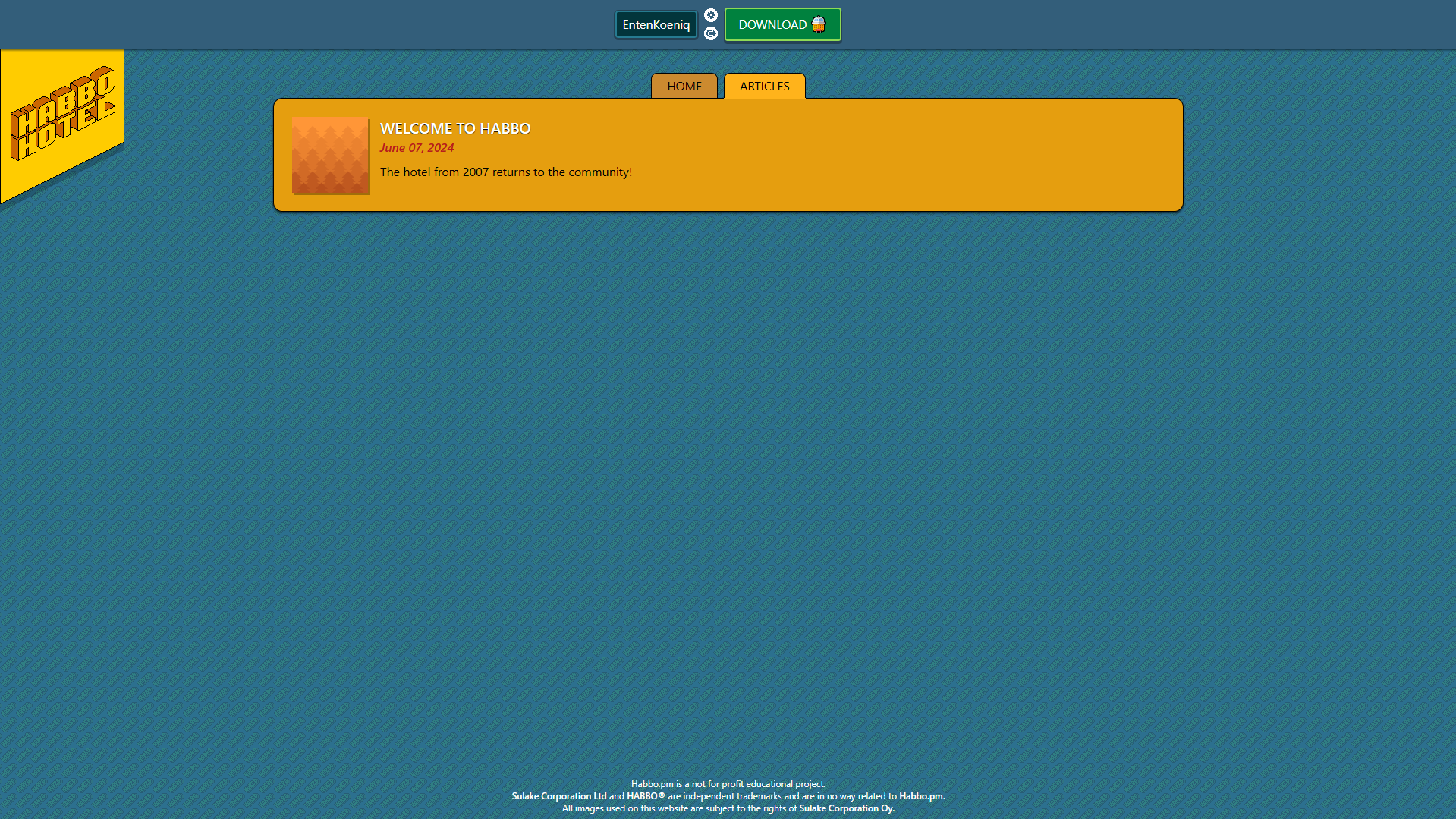 GitHub - HabboHotelOrigins/htdocs