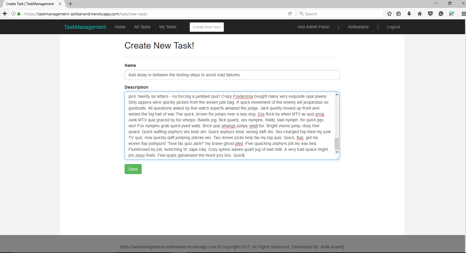 GitHub - astikanand/TaskManagement: A Task Management System developed using Python and Django ...