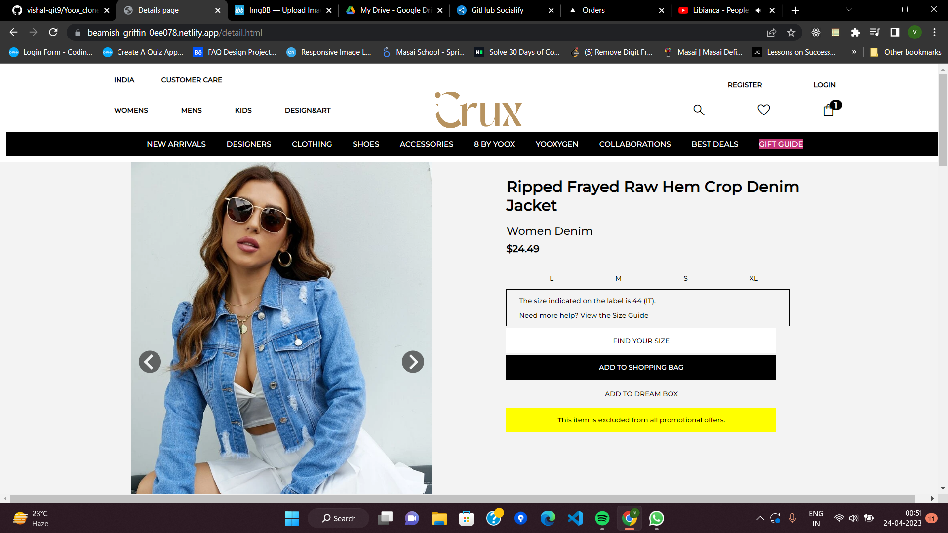 GitHub - vishal-git9/Yoox_clone: YOOX is an online retailer of designer ...