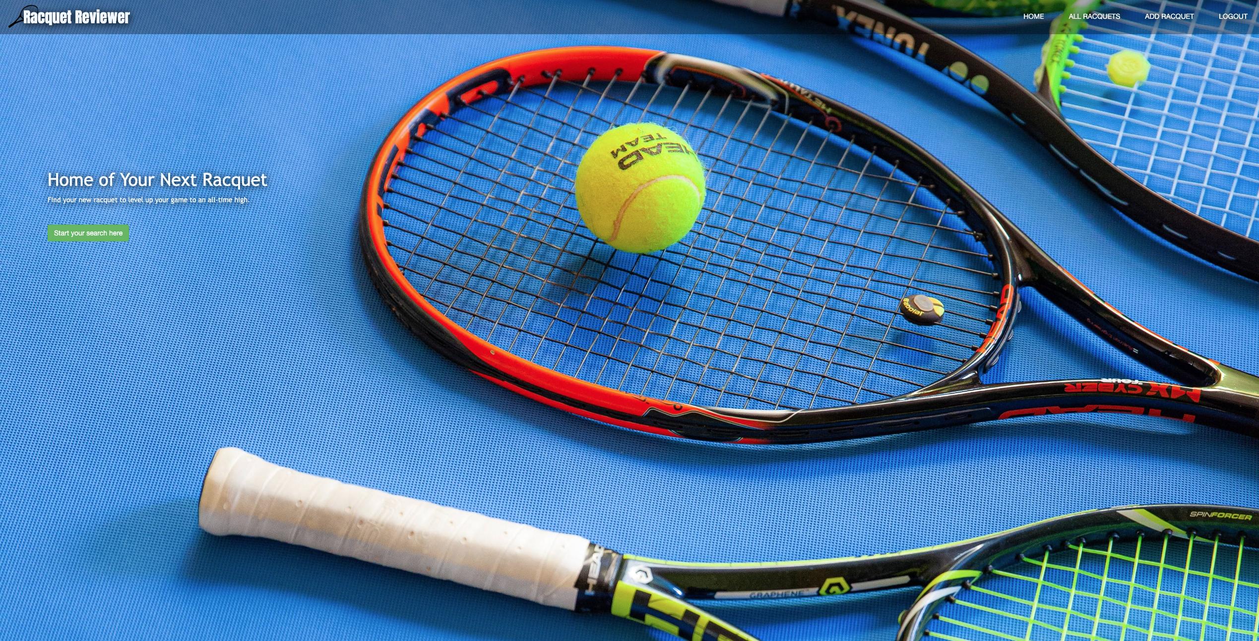 GitHub - dszwarc/Racquet-Reviewer