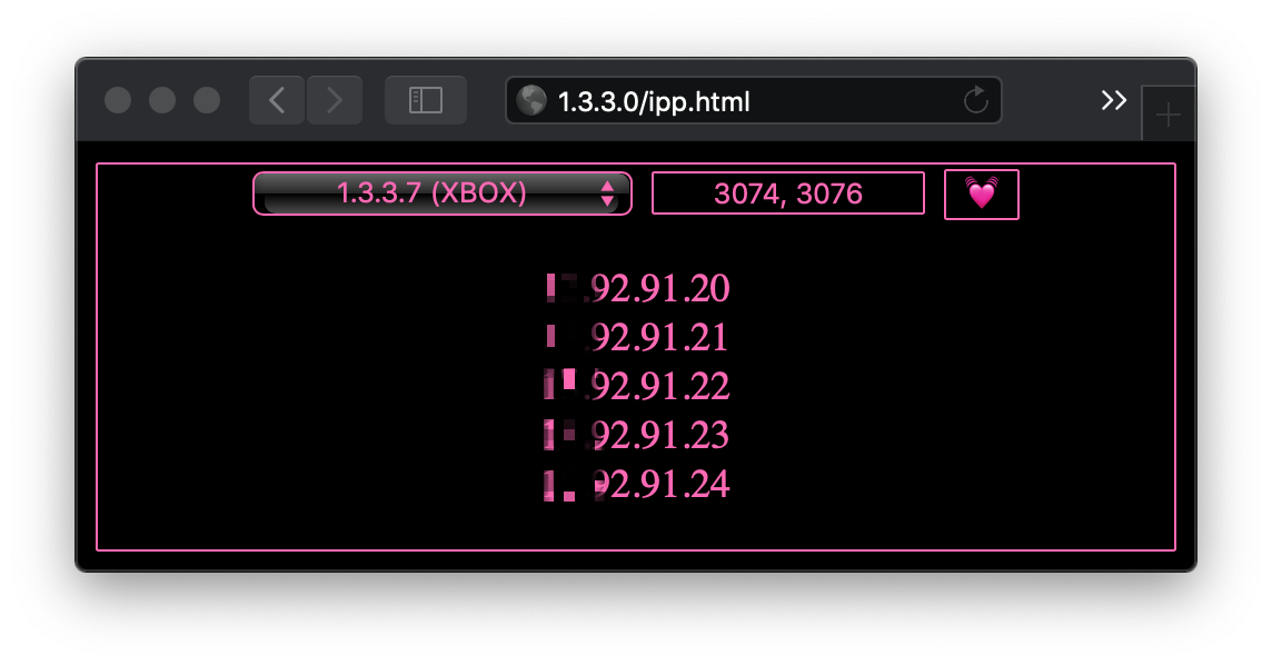 GitHub - rip/ipp: ipp // IP Puller
