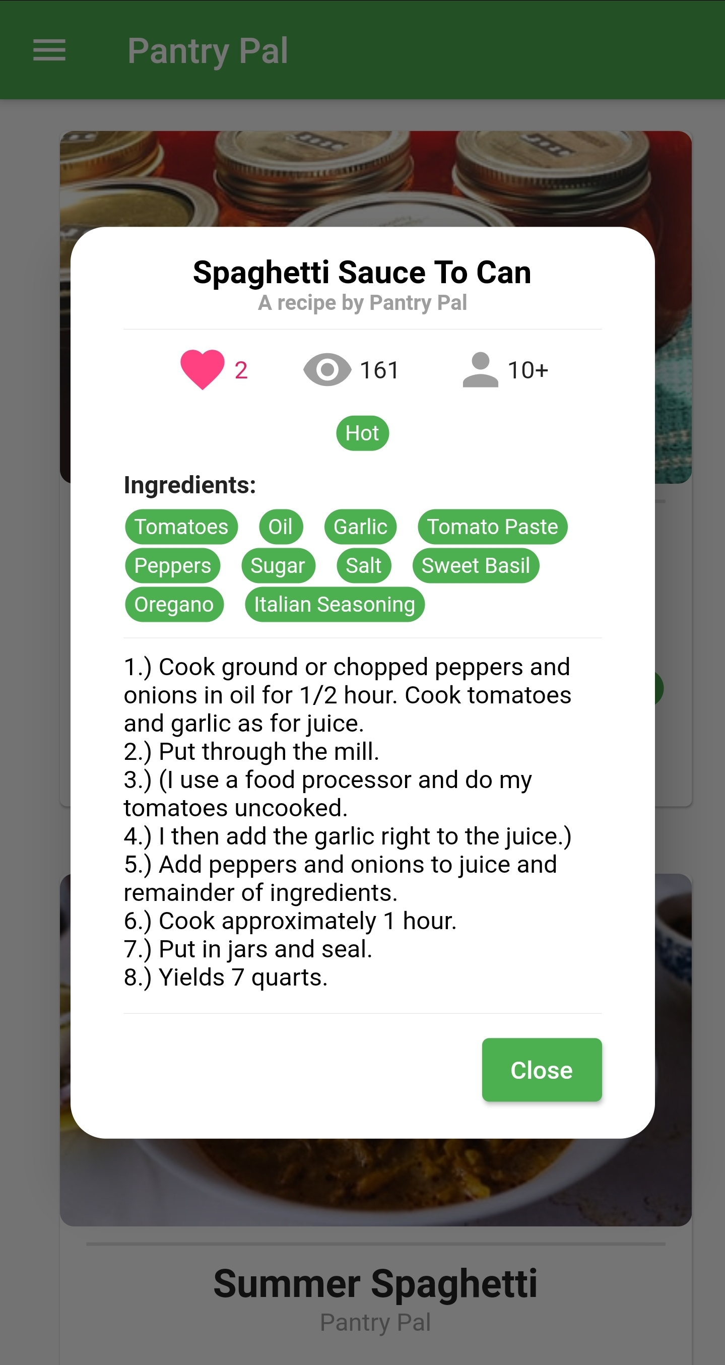 GitHub - canyon-online/Pantry-Pal: A full stack web and mobile app developed with Flutter, Node ...