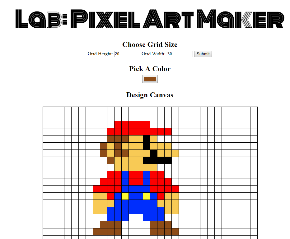 GitHub - mohamed1refaie/PixelArtMaker: Simple Pixel Art Maker