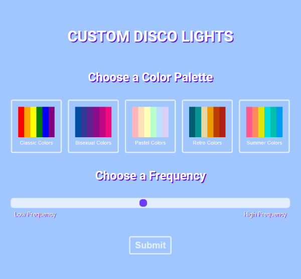 GitHub - scergun/Custom-Disco-Lights: Set the mood and dazzle your space with captivating color ...