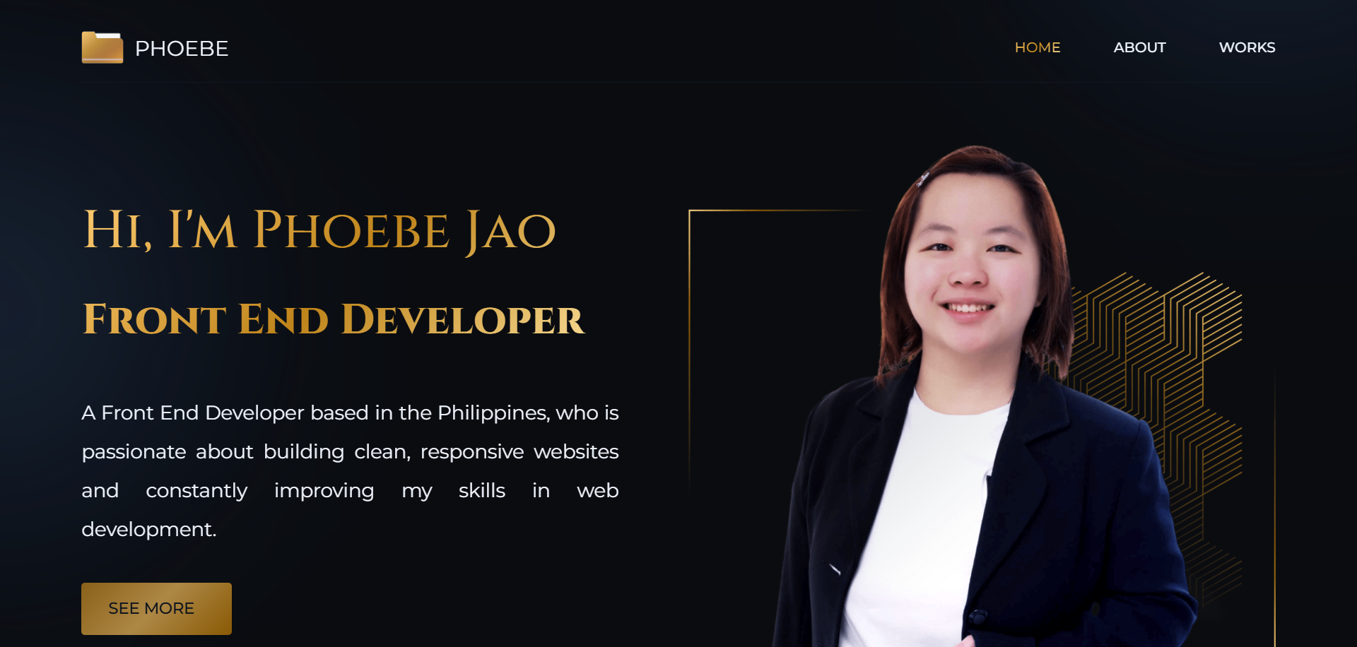 GitHub - Phoebe-Jao/developer-portfolio: A new portfolio project made with React JS and Tailwind ...