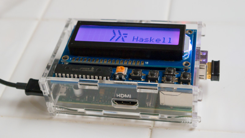GitHub - mignon-p/pi-lcd: Control an Adafruit character LCD+keypad kit on a Raspberry Pi from ...