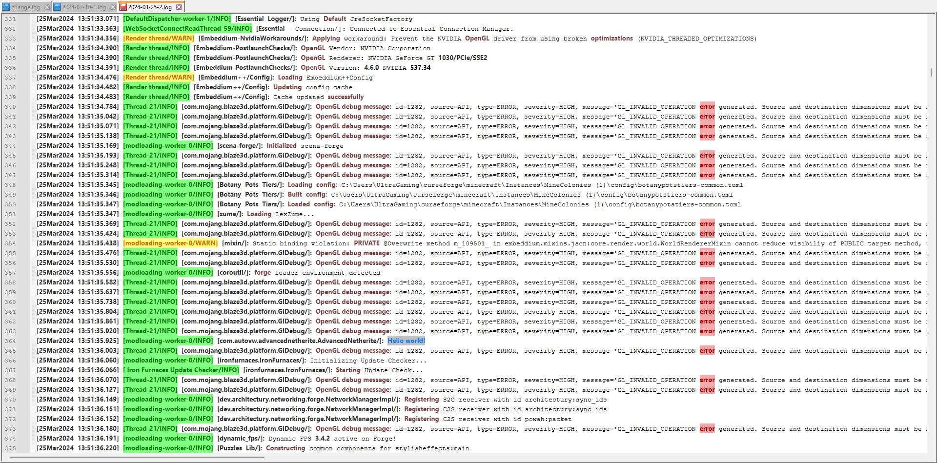 GitHub - britishsyndicate/Minecraft-Log-Viewer: View your Minecraft ...
