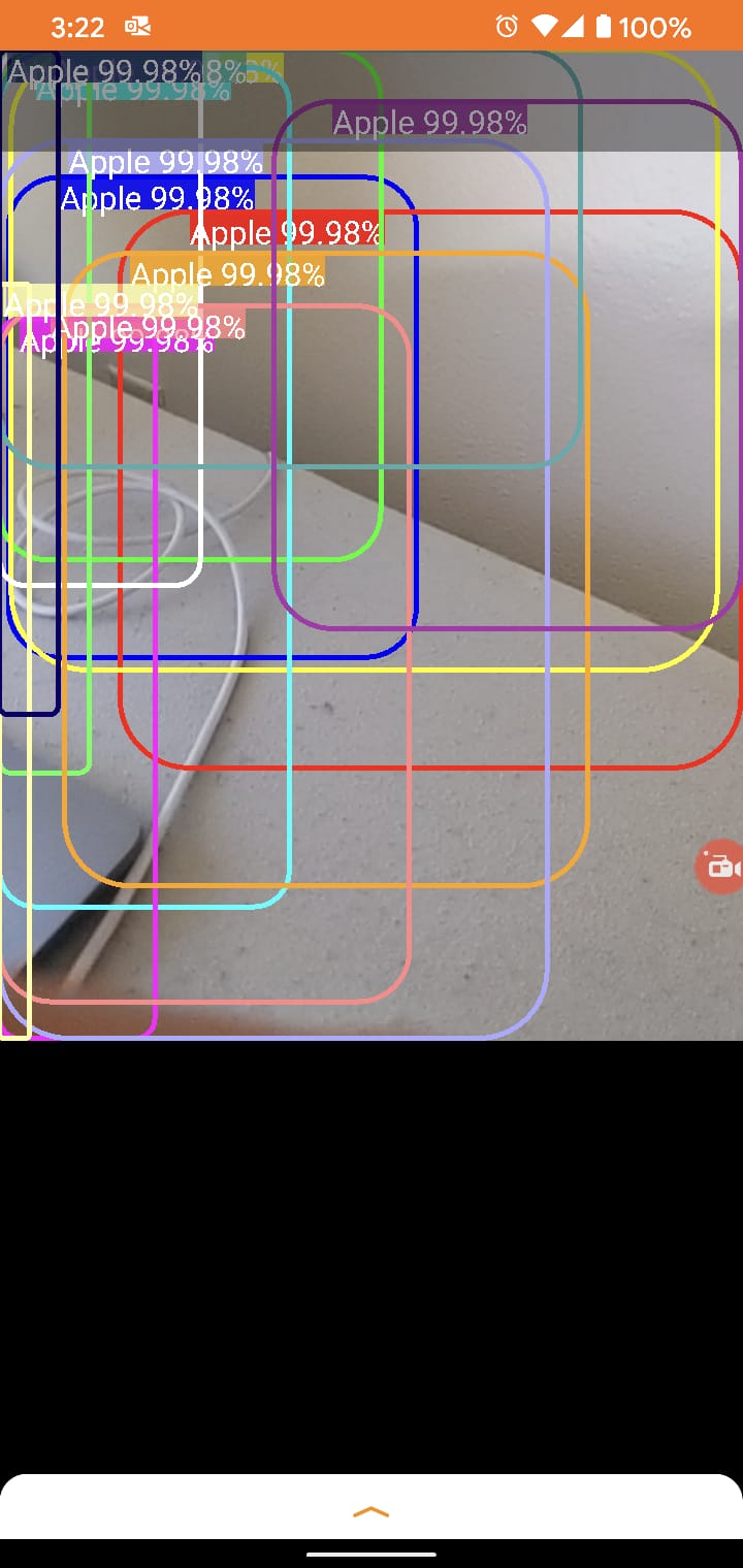 Extracting information from yolov3 tflite model of output shape [1,2535,15] is giving weird ...