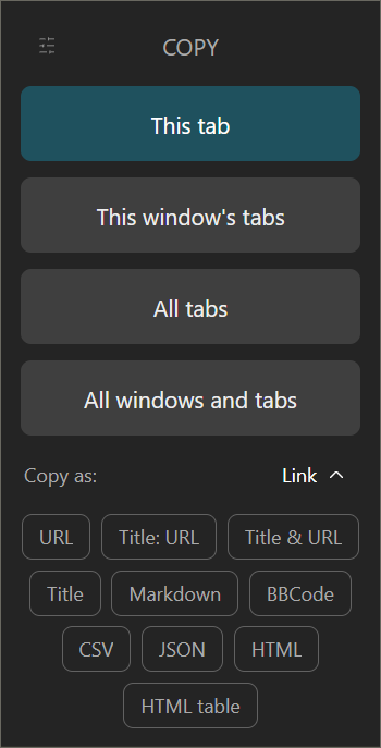 GitHub - hansifer/tab-copy: A browser extension for copying tabs to the ...