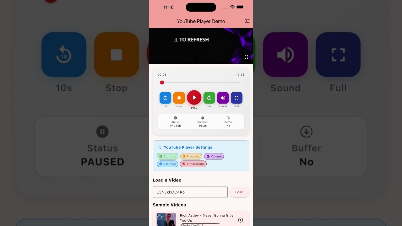 youtube_player_pro 1.0.4 on Pub - Libraries.io - security & maintenance ...
