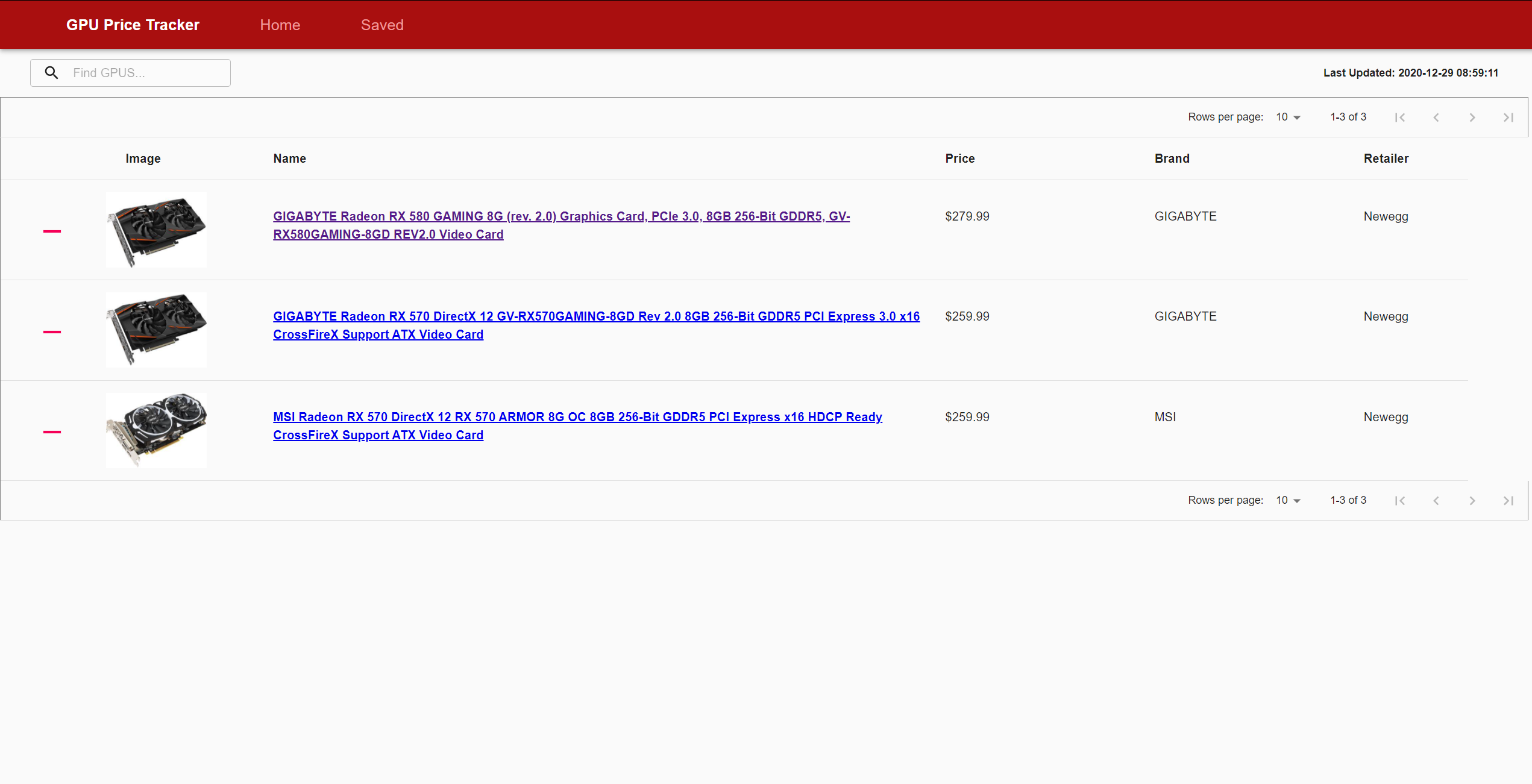 GitHub - coding-to-music/gpu-price-tracker-mern-table: Web application that scrapes GPU prices ...