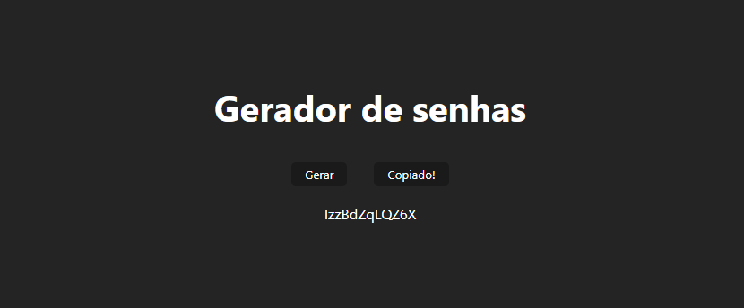 GitHub - evssousa/gerador-de-senhas: Gerador de senhas, onde gera uma senha aleatória de acordo ...