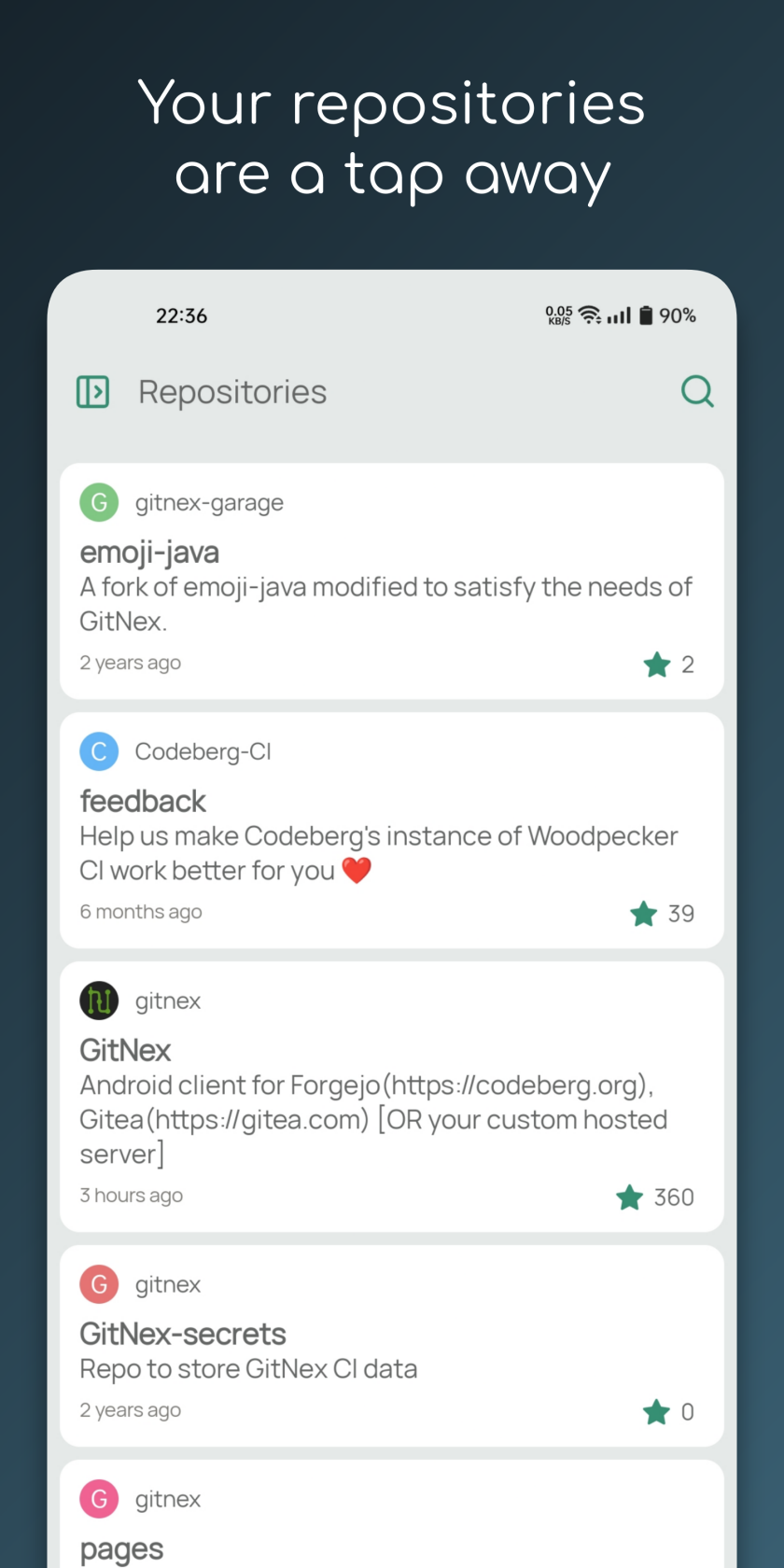 GitHub - gitnex-org/gitnex: Android client for Forgejo(https://codeberg.org), Gitea(https ...