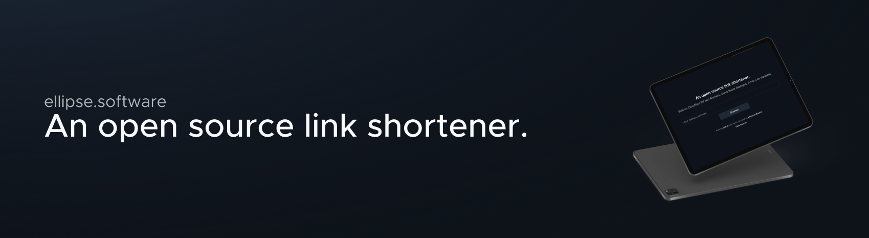 GitHub - ellipse-software/url-shortener: A url shortener that respects your privacy and deployed ...