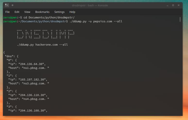 GitHub - zeropwn/dnsdmpstr: Unofficial API & Client for dnsdumpster.com ...