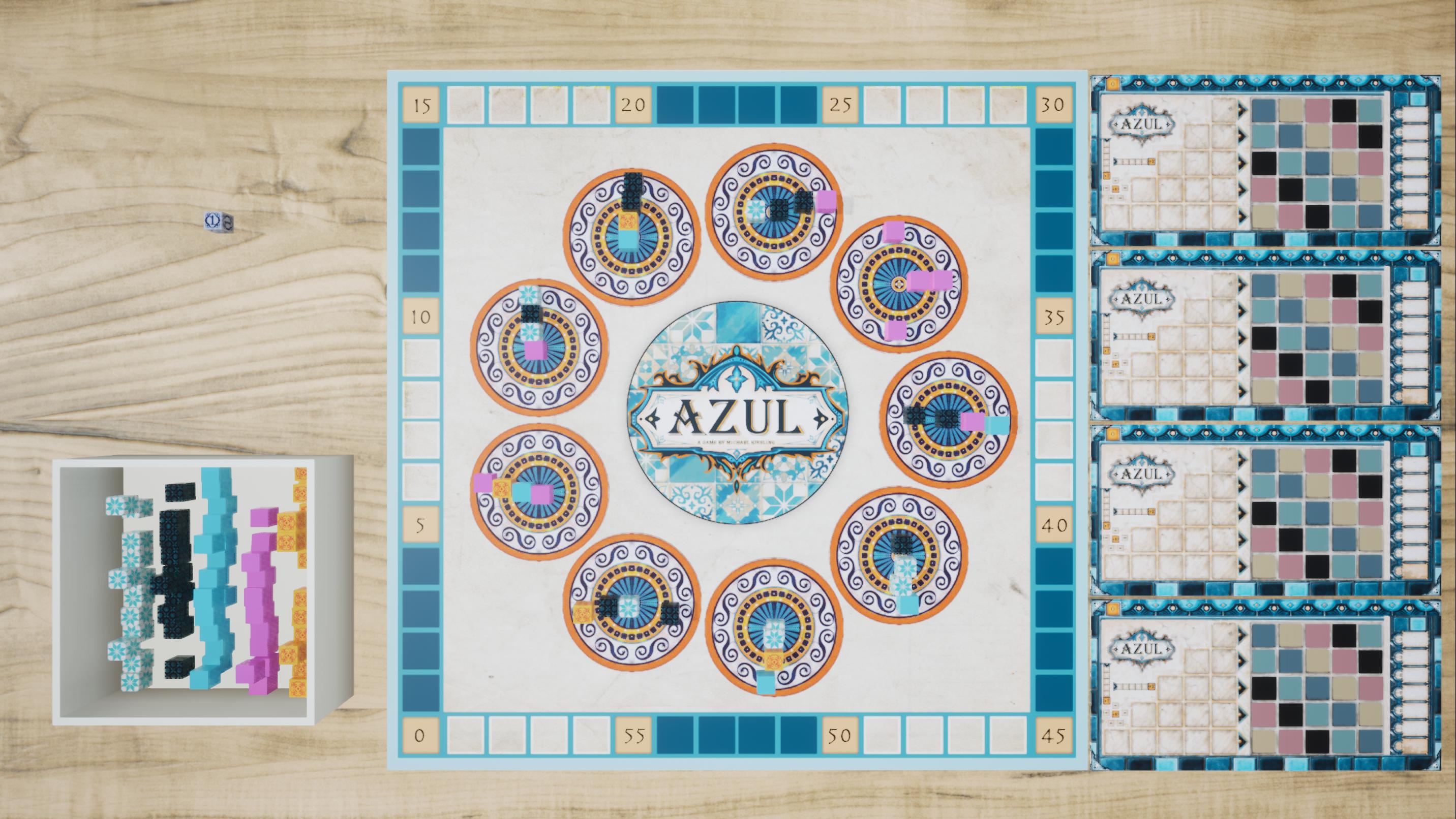 GitHub - KirlosYousef/Azul: An implementation of the famous Azul game ...