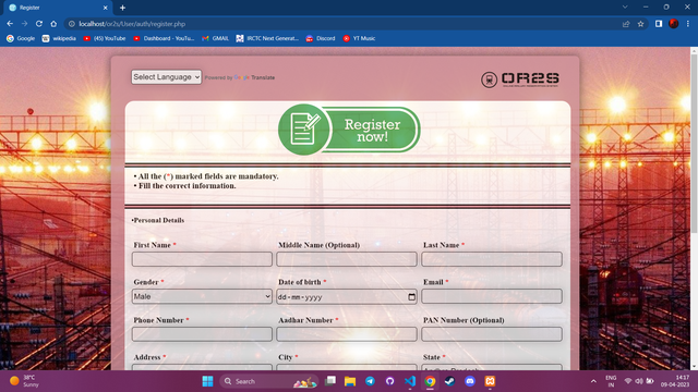 GitHub - rak3xh/or2s-project: [Online Railway Reservation System] made using HTML, CSS and JS ...
