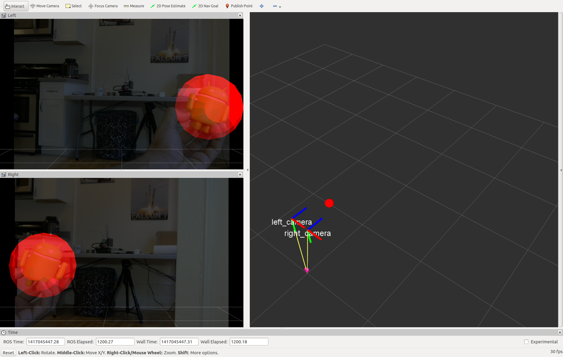 GitHub - Elucidation/StereoColorTracking: 3D point tracking using stereo camera with color ...