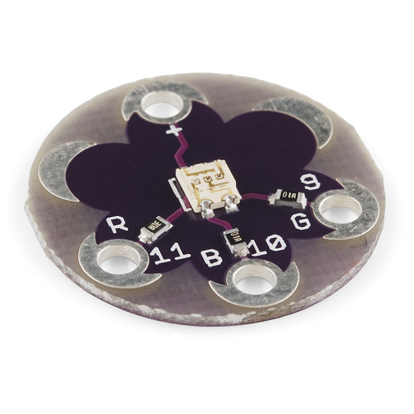 SparkFun LilyPad Tri-Color LED
