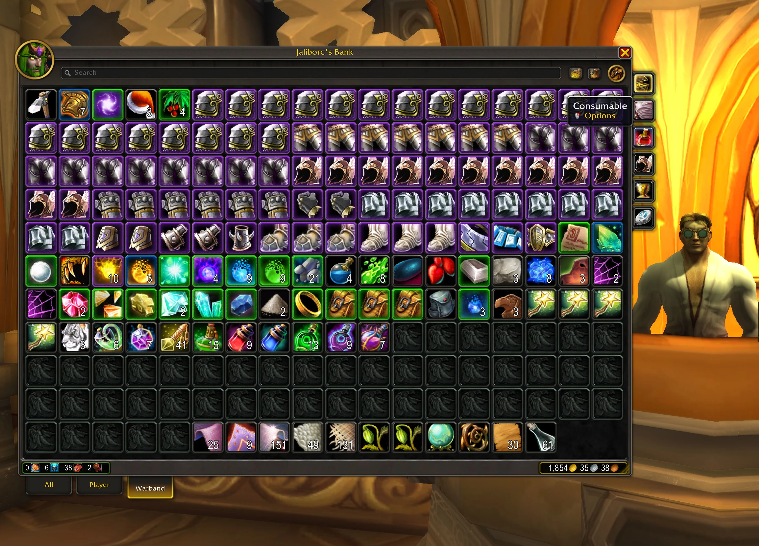 GitHub - Jaliborc/Bagnonium: Bagnon with a twist