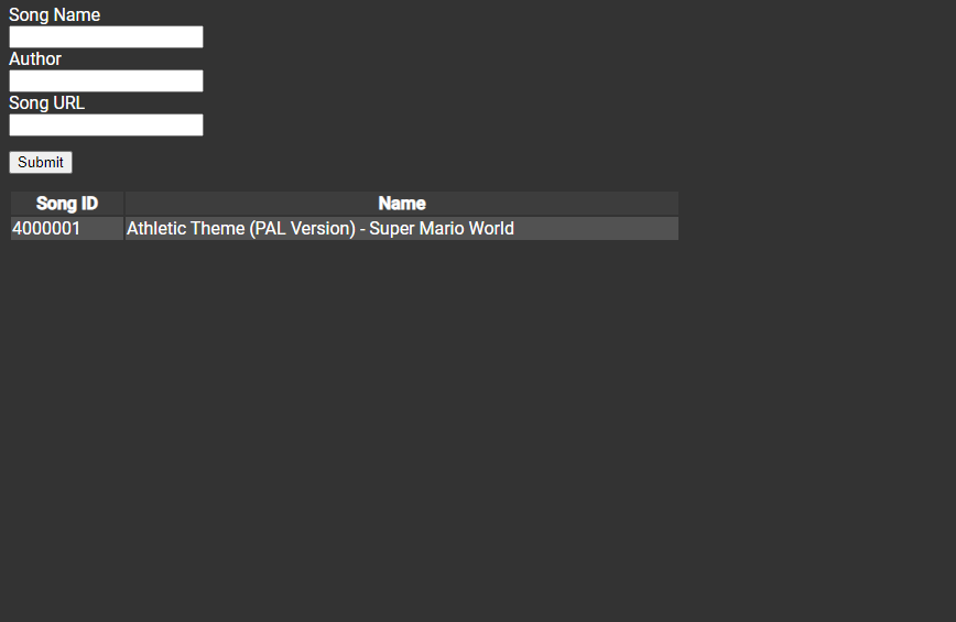 GitHub - matcool/gd-song-server: a custom song server for geometry dash, allowing you to bypass ...