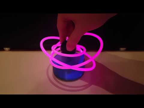 GitHub - PaulKlinger/kerr_geodesic_sculpture: Light sculpture showing ...