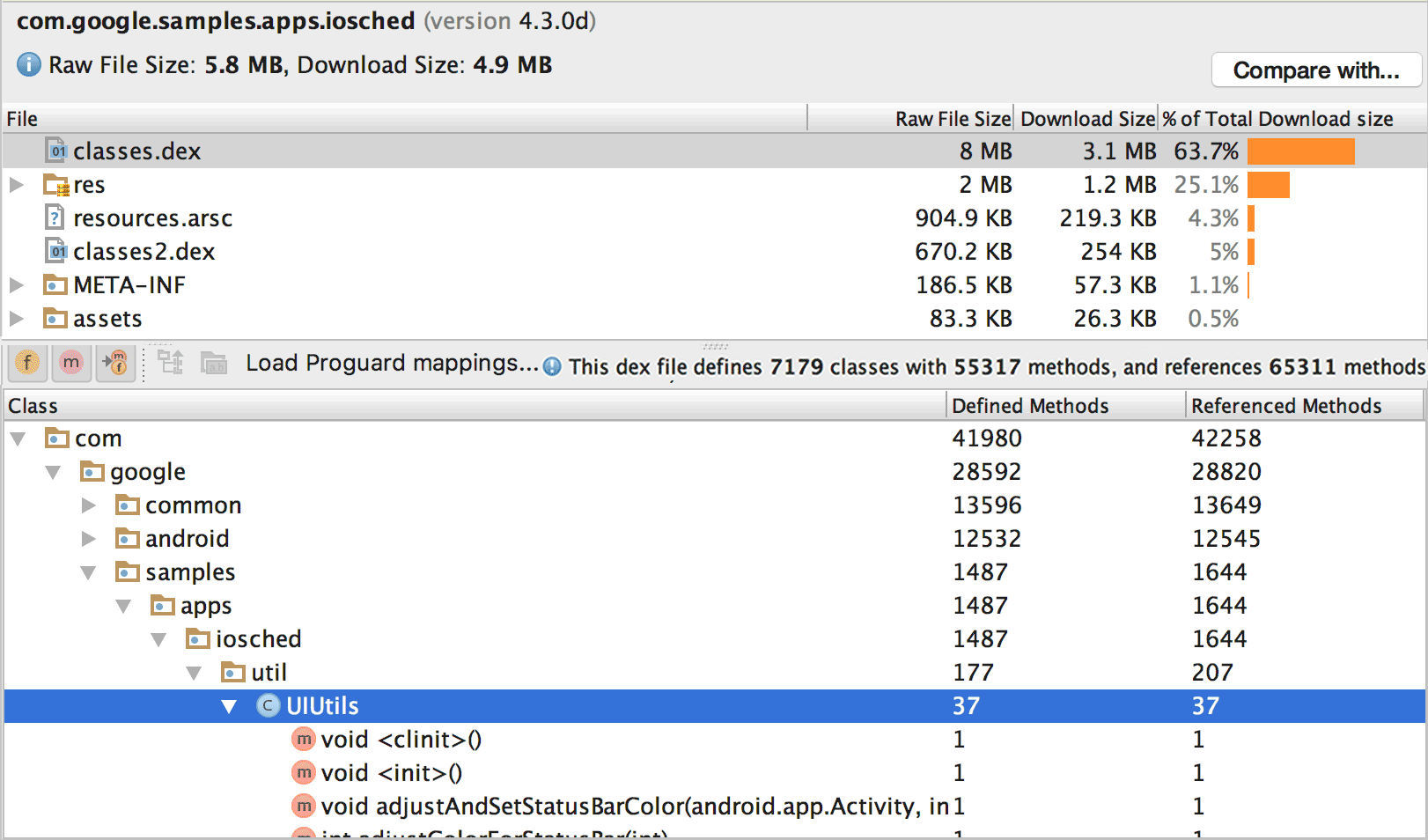 Analyze Your Build with APK Analyzer日本語訳 · GitHub