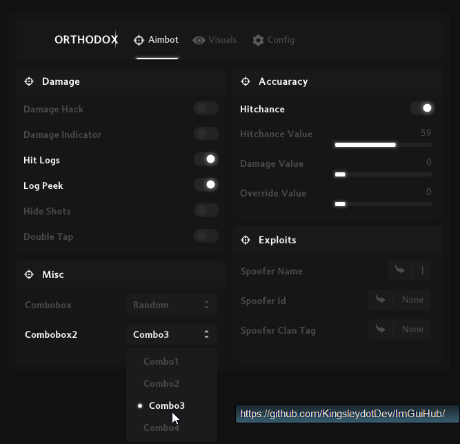 GitHub - KingsleydotDev/ImGui-Menus: Collection of custom ImGui menus DirectX9, DirectX11 menus ...