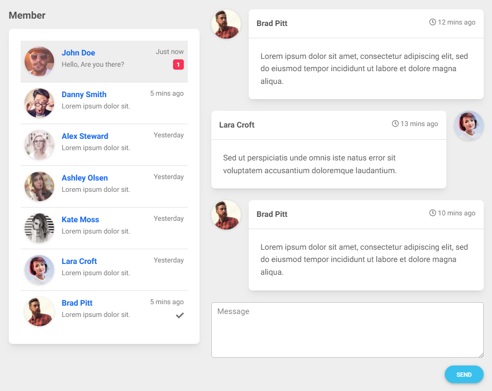 GitHub - mdbootstrap/bootstrap-chat: Responsive Chat built with ...