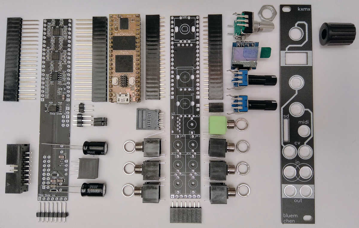 GitHub - recursinging/kxmx_bluemchen: A 4hp Eurorack module built on ...