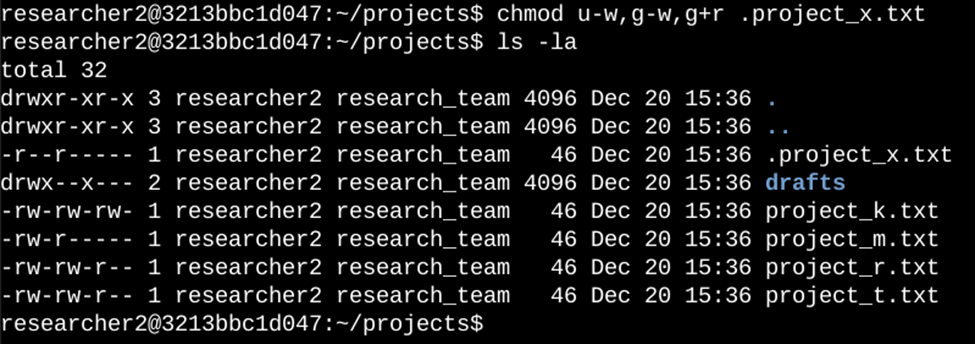 GitHub - EdwardCyberSec/manage-file-permissions-in-linux