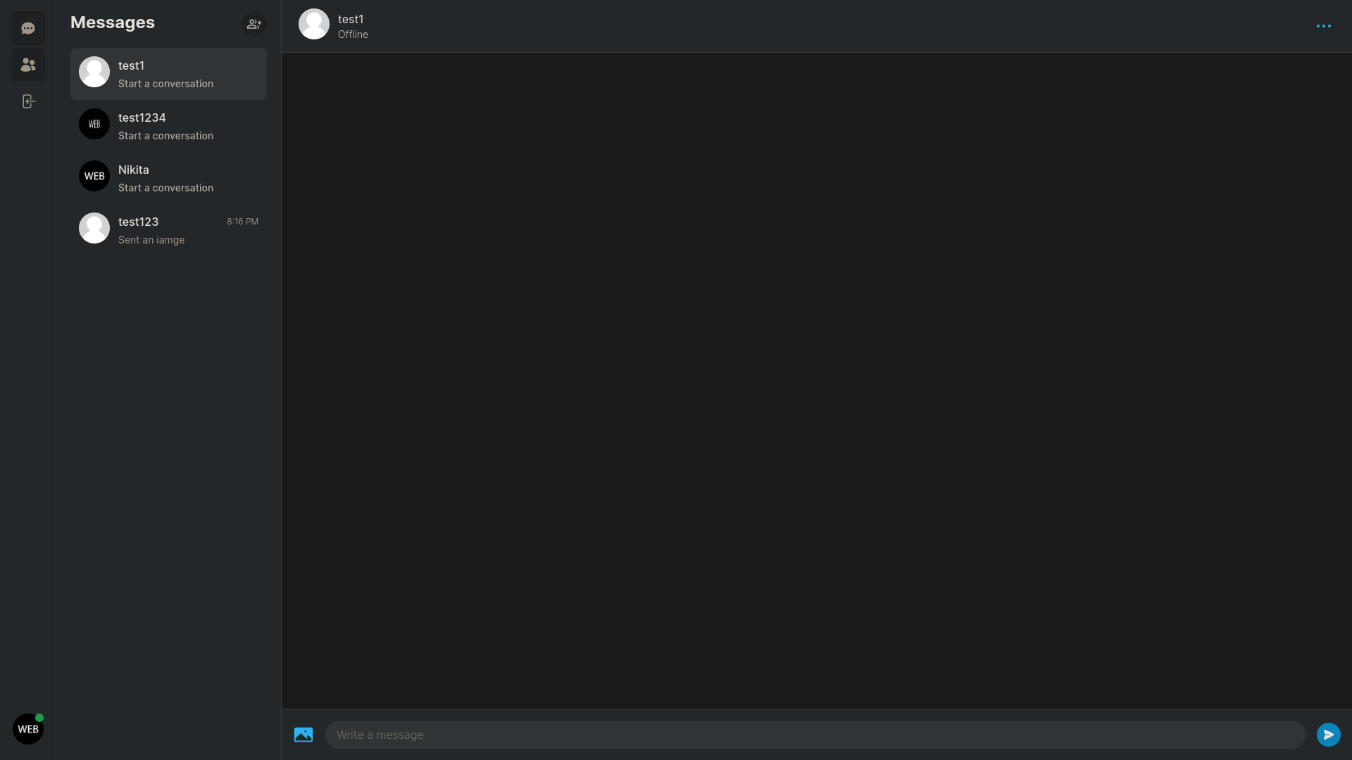 GitHub - nicitaacom/17_messenger-clone: YouTube - code with Antonio - messenger clone