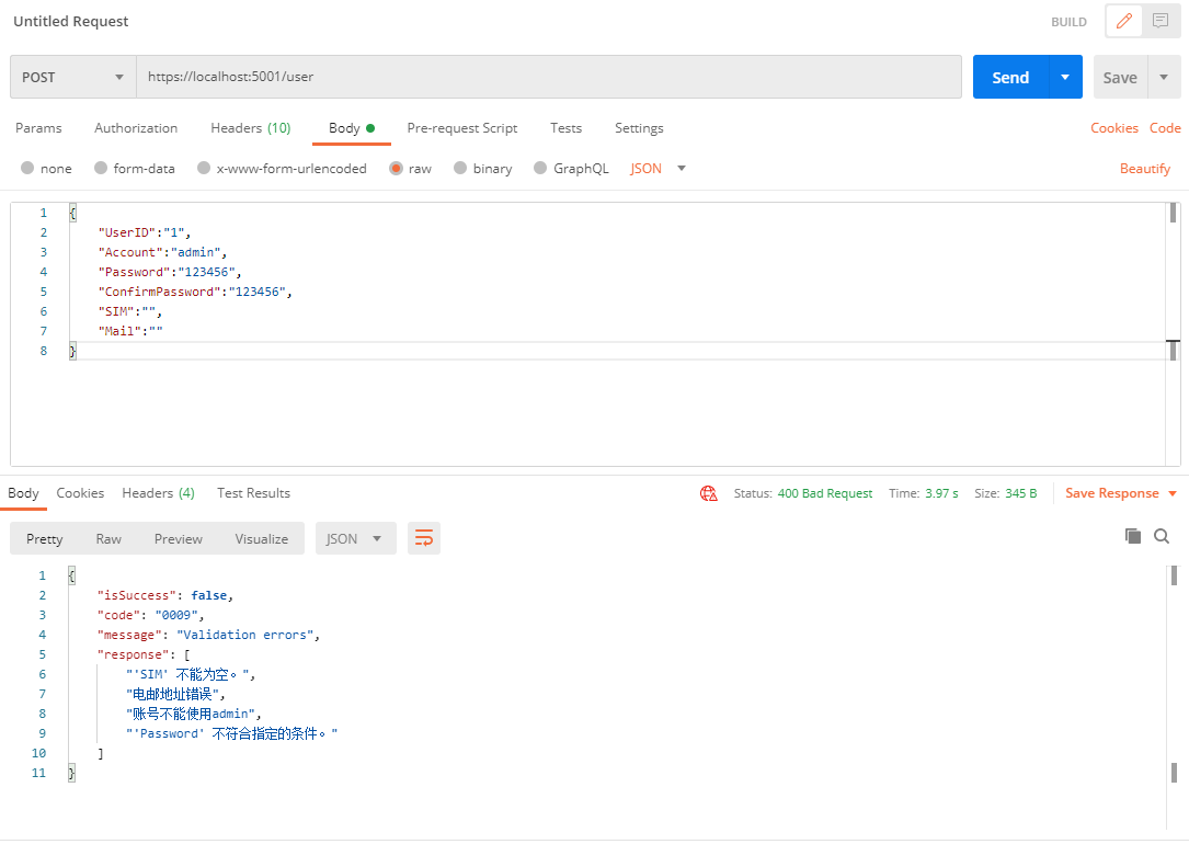 GitHub - xteamwx/FluentValidationExample: ASP.NET Core WebApi 使用FluentValidation 数据验证