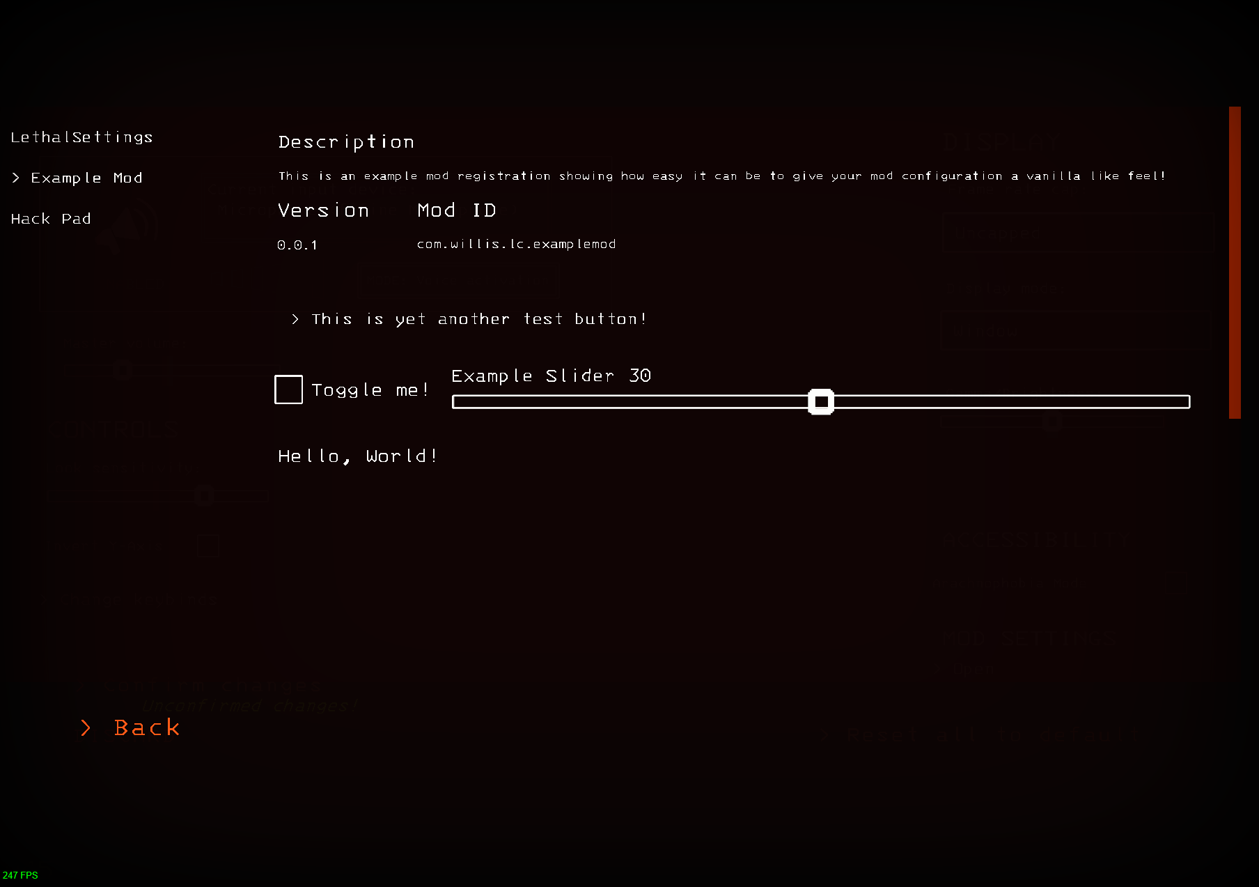 GitHub - willis81808/LethalSettings: A framework and centralized UI for ...