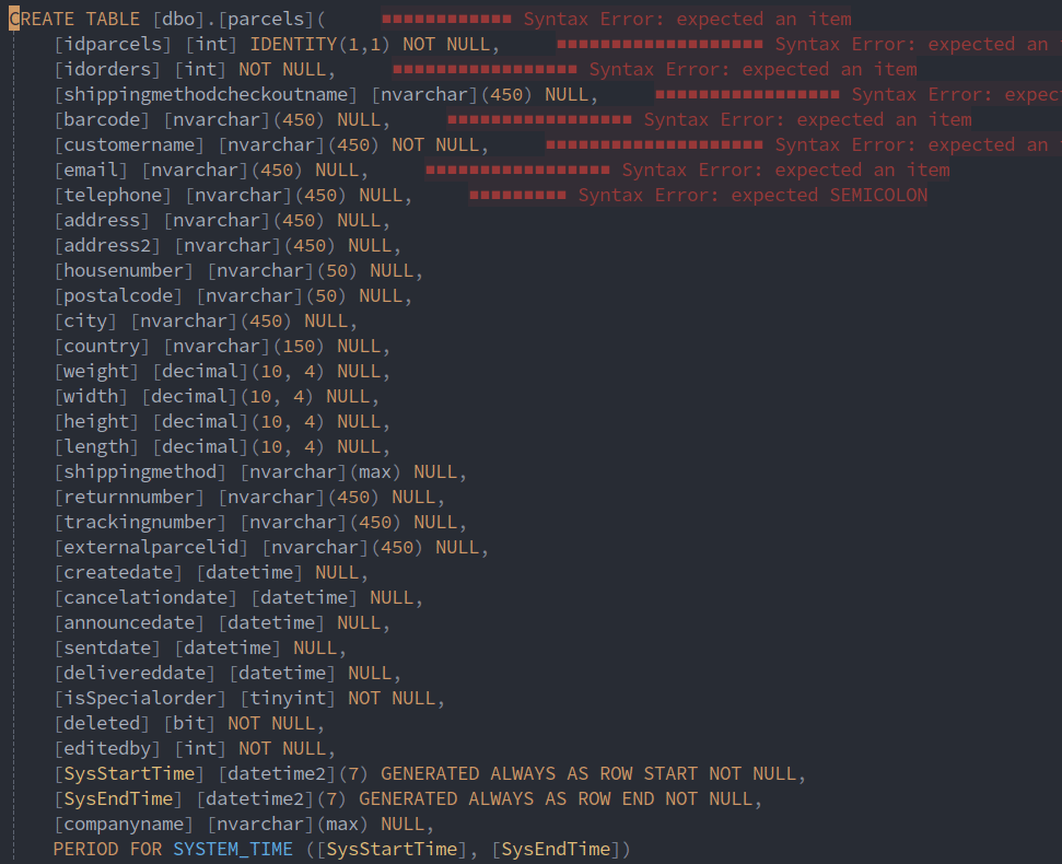 GitHub - schneipp/sql2rust: Convert MSSQL Create Statements to Rust Structs