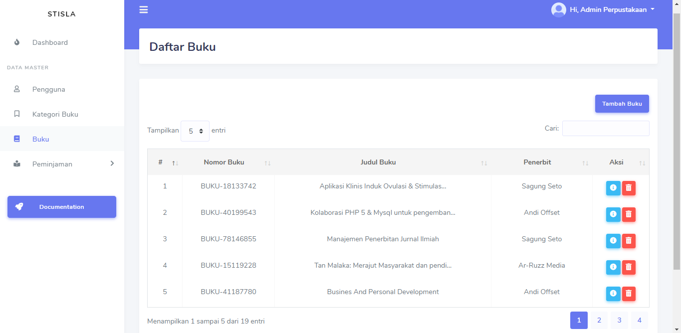 GitHub - mrizkimaulidan/perpusweb: Aplikasi peminjaman buku ...