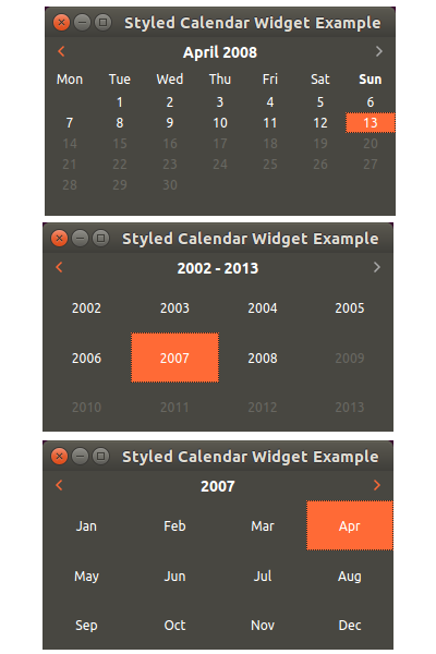 GitHub - Qt-Widgets/extended-calendar-widget: Qt implementation of ...
