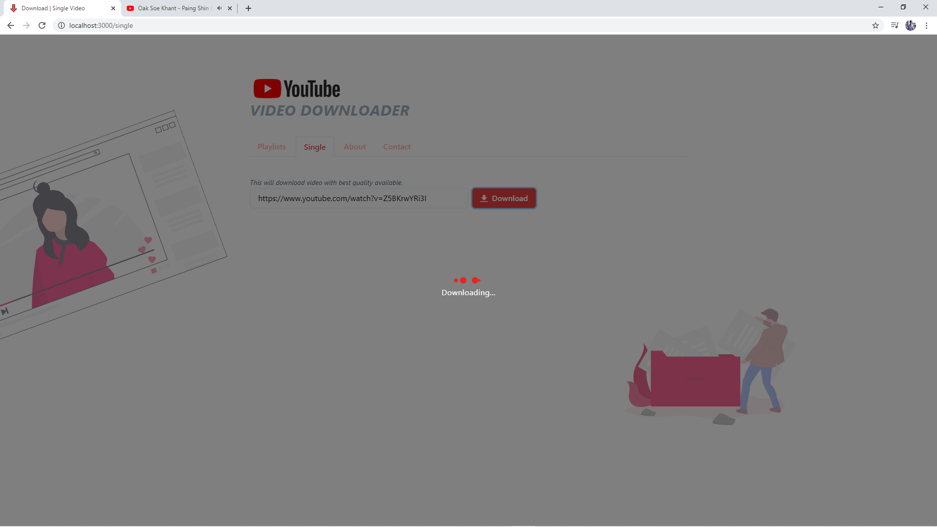 GitHub - mrhpn/YouTube-Playlist-Downloader: Youtube Playlist Downloader with Node and Python