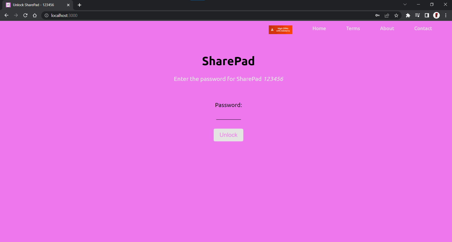 GitHub - pratham-jaiswal/sharepad: SharePad is an online notepad that allows you to easily share ...