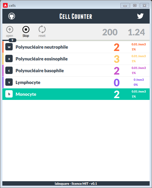 GitHub - dridk/cellcounter: Cell counter is an application to manually count white cells in ...