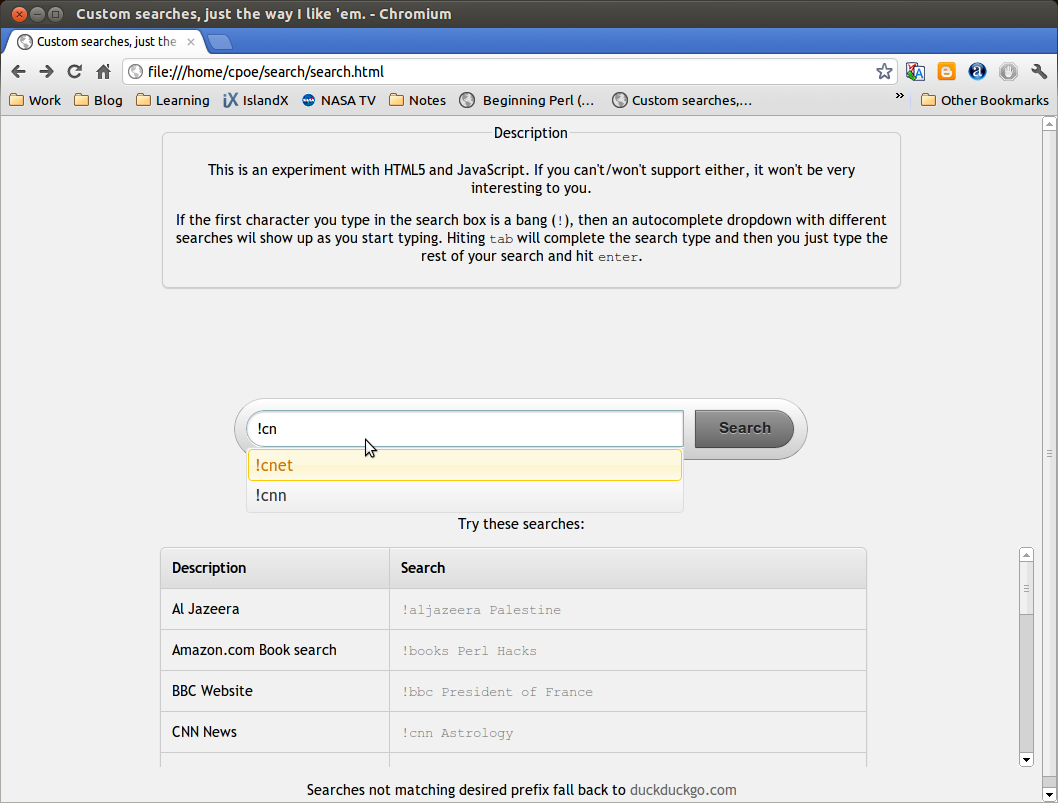 GitHub - Ovid/Personal-Search: A simple Web page to do the searching I ...