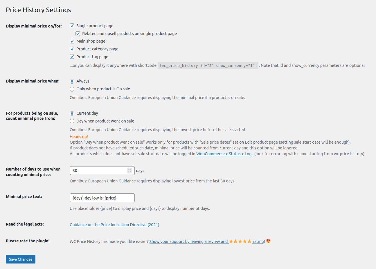 GitHub - kkarpieszuk/wc-price-history: Track Woocommerce Products ... GitHub - kkarpieszuk/wc-price-history: Track Woocommerce Products ...