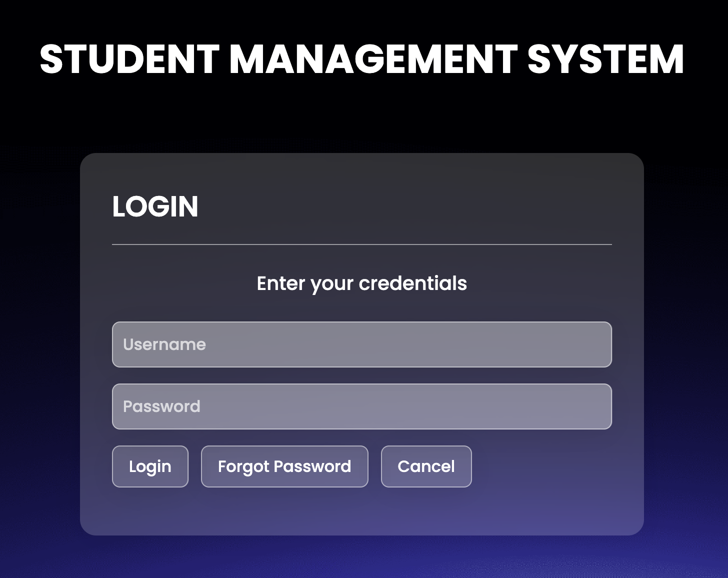 GitHub - abhie7/student-management-system: This is a Student Management ...