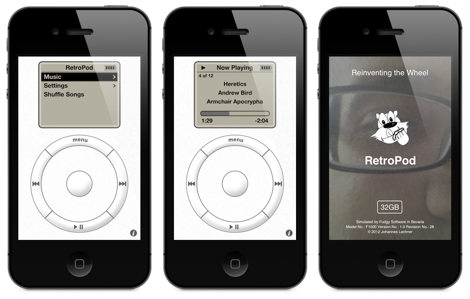 GitHub - j-lechner/RetroPod: The original iPod, on your iPhone