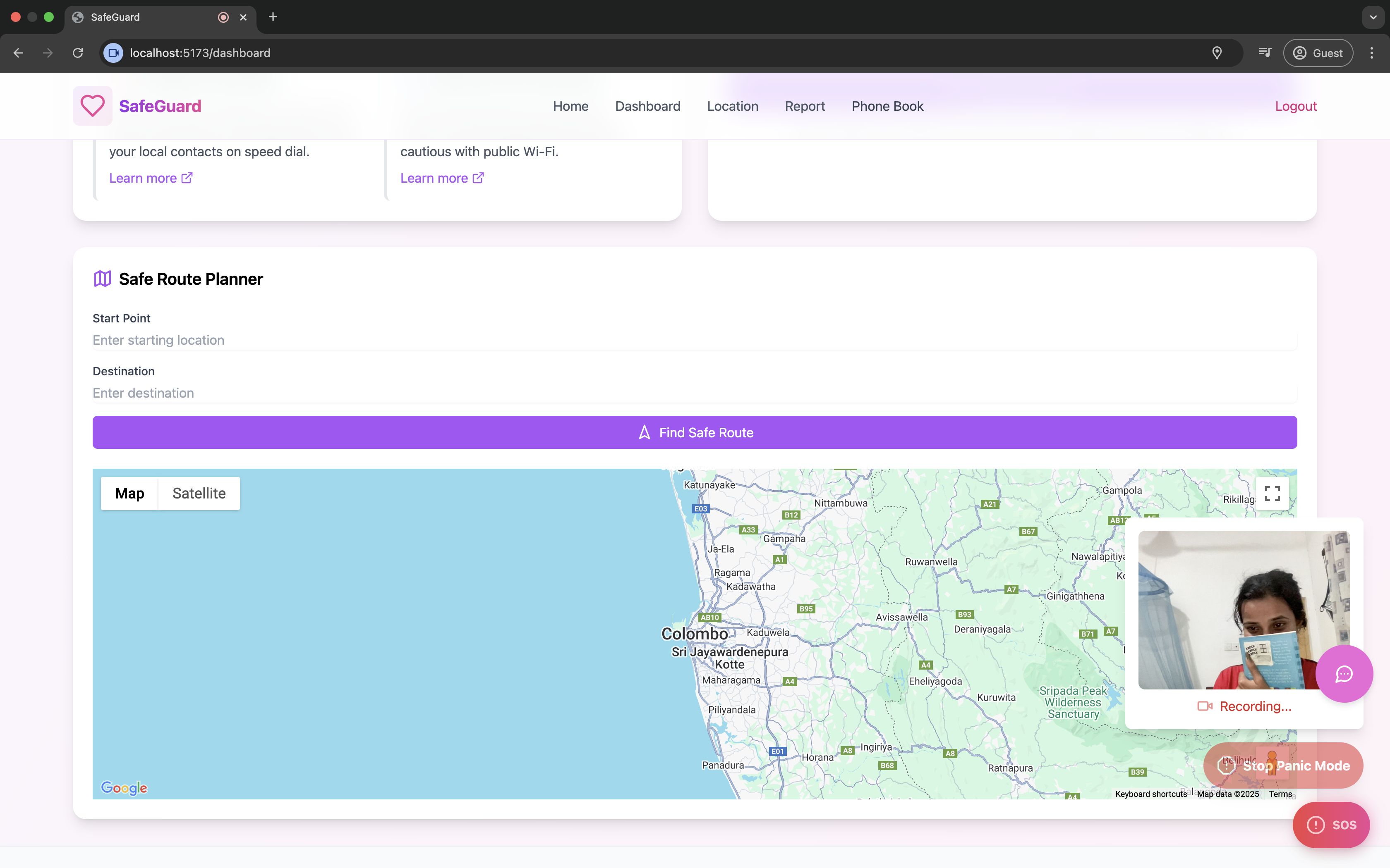 GitHub - kawodyaarachchige/safe_guard: Empowering women with safety tools and community support ...